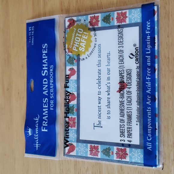 Hallmark | Other | Hallmark Frames Shapes For Scrapbook | Poshmark